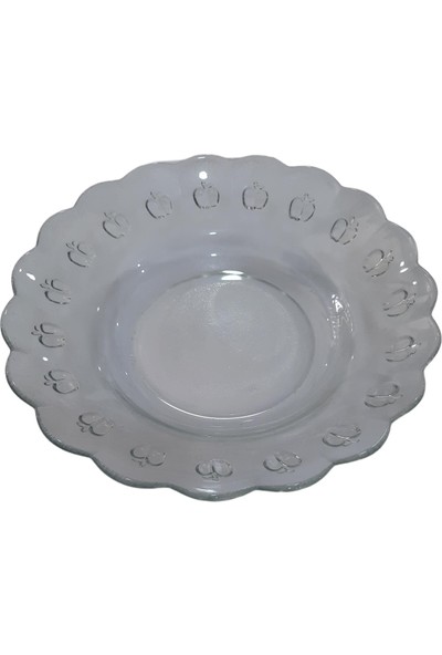 Dost Ticaret Cam Çukur Tabak 20X20 cm 6 Adet Dost Ticaret Cam Çukur Tabak 20X20 cm 6 Adet