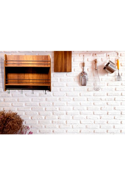 Atelier Novus Terek Baharatlık ve Mutfak Rafı 40 cm Atelier Novus Terek Baharatlık ve Mutfak Rafı 40 cm