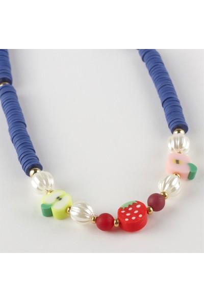 Strong Art Meyve Figürlü Inci Fimo Kolye Strong Art Meyve Figürlü Inci Fimo Kolye