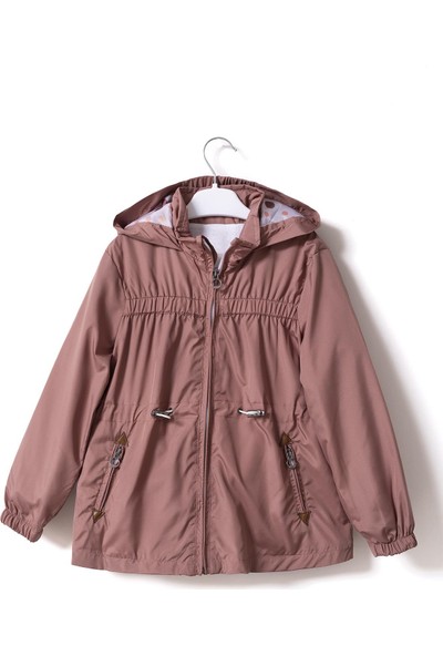 Pina Kids Kız Çocuk Kapüşonlu Yağmurluk 7-11 Yaş