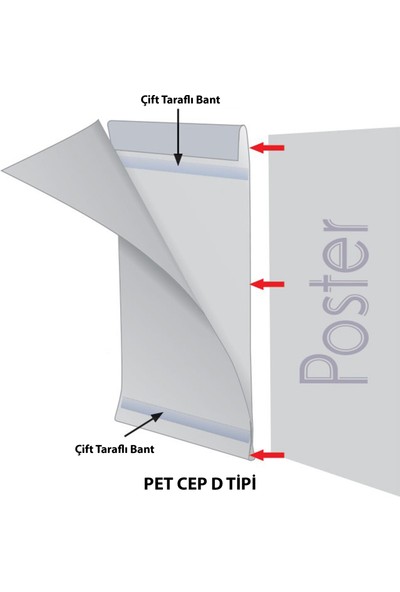 Snapper Pet Cep D Tipi Broşürlük - Menü & Belge Tutucu Snapper Pet Cep D Tipi Broşürlük - Menü & Belge Tutucu