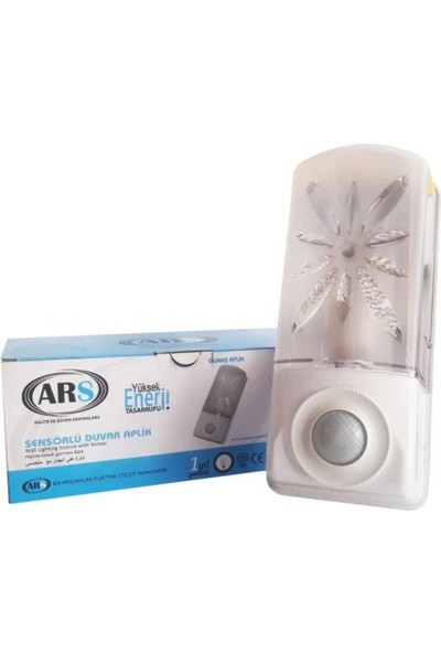 Ars Sensörlü Duvar Armatür Güneş Ars Sensörlü Duvar Armatür Güneş