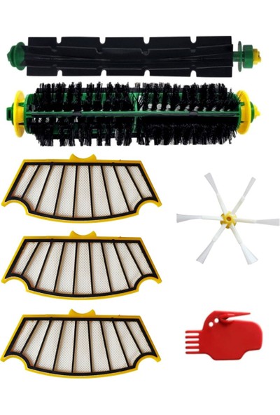 robotyedek Irobot Roomba 585 Ile Uyumlu Fırça ve Filtre Yenileme Seti robotyedek Irobot Roomba 585 Ile Uyumlu Fırça ve Filtre Yenileme Seti