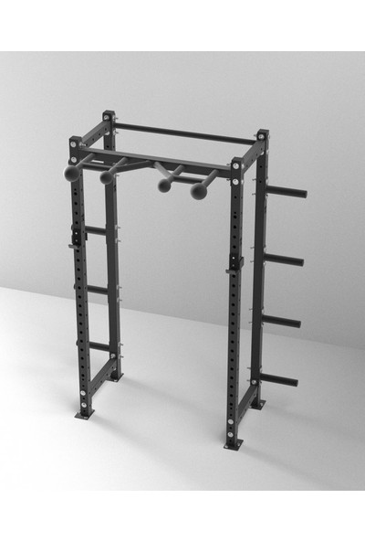 Half Squat Rack Kafesi Topuz Pull Up Eklentili Half Squat Rack Kafesi Topuz Pull Up Eklentili