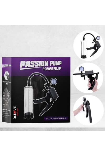 Drlove Basınç Göstergeli Tabanca Mekanizmalı Vakum Penis Pompası Drlove Basınç Göstergeli Tabanca Mekanizmalı Vakum Penis Pompası