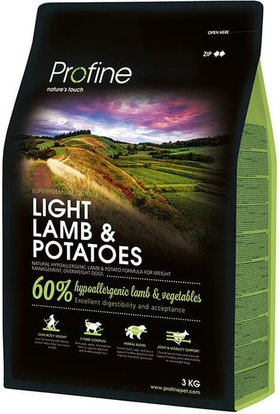 Bosch Profine Düşük Tahıllı Light Kuzulu Diyet Köpek Maması 3 kg Bosch Profine Düşük Tahıllı Light Kuzulu Diyet Köpek Maması 3 kg