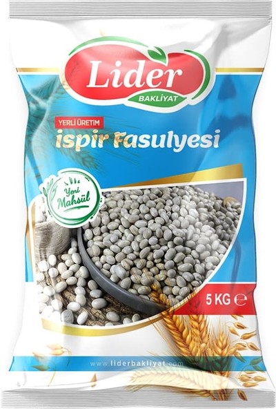 Lider Bakliyat Ispir Kuru Fasulyesi 5 kg Lider Bakliyat Ispir Kuru Fasulyesi 5 kg