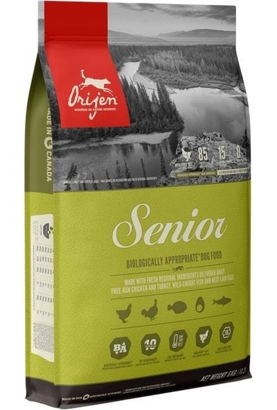 Bosch Orijen Senior Tahılsız Yaşlı Köpek Maması 11,4 kg Bosch Orijen Senior Tahılsız Yaşlı Köpek Maması 11,4 kg
