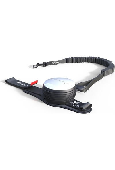 Royalist Lishinu Akıllı Kontrol Bungee Köpek Gezdirme Tasması Beyaz L 13-40 kg