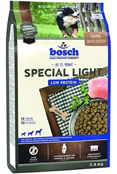 Bosch Special Light Extra Düşük Kalorili Yetişkin Köpek Maması 2,5 kg