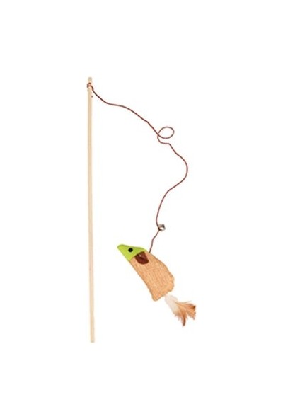 Flamingo Juty Fare Ahşap Kedi Oltası