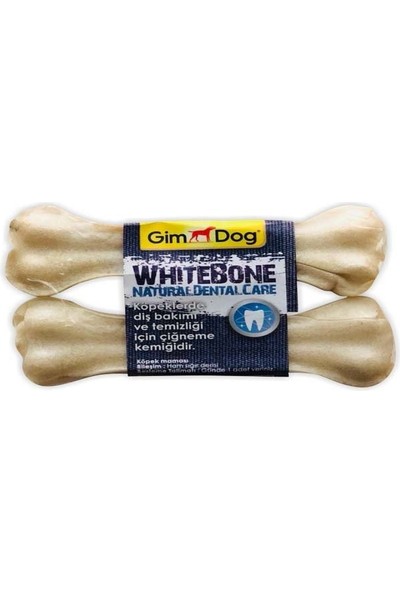 Gimdog Mordimi Ağız ve Diş Sağlığı Için Sütlü Köpek Çiğneme Kemiği Ikili 70 gr Gimdog Mordimi Ağız ve Diş Sağlığı Için Sütlü Köpek Çiğneme Kemiği Ikili 70 gr