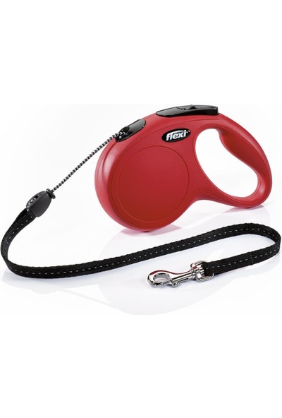 Royalist Flexi New Classic Ip Otomatik Gezdirme Tasması (M) 5m Kırmızı