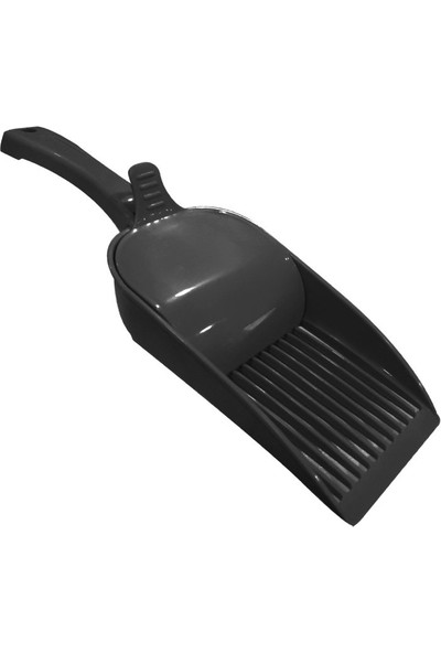 Strong Hazneli Kedi Kumu Toplama Küreği Siyah