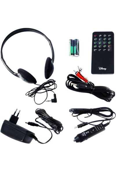 Neco Toys Disney Portatif DVD Player 19 cm Neco Toys Disney Portatif DVD Player 19 cm