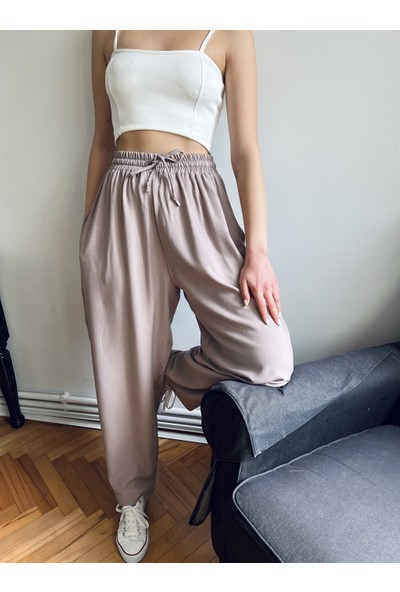 Retrobird Şalvar Pantolon Kadın Vizon