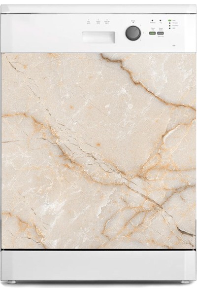 Sticker Art Bulaşık Makinesi Sticker Kaplama Beyaz Eşya Kaplama Italyan Mermer