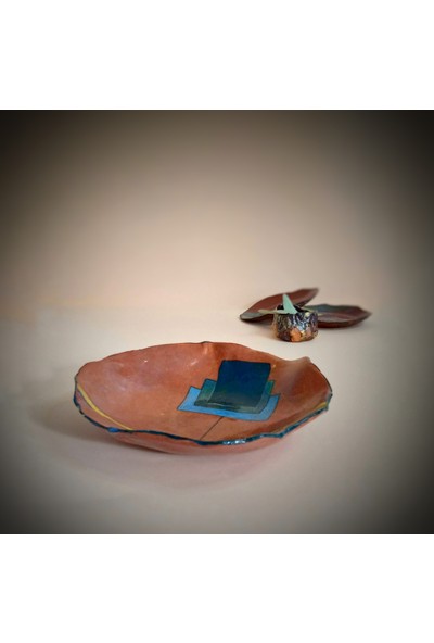 El Yapımı Seramik Sunum Tabağı