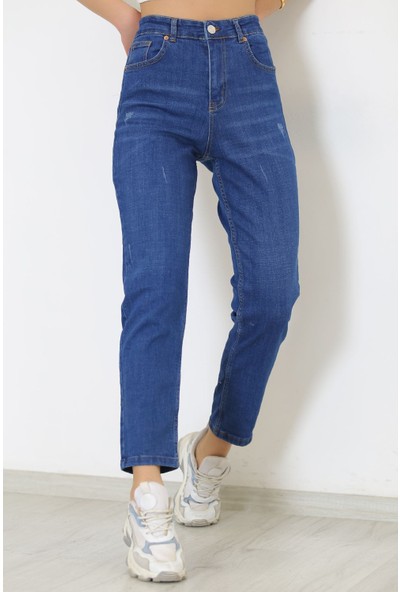 Lukas Tırnaklı Kot Pantolon Mavi - 4022.1361.