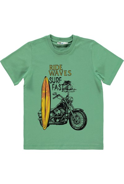 Civil Boys Erkek Çocuk Tişört 6-9 Yaş Haki