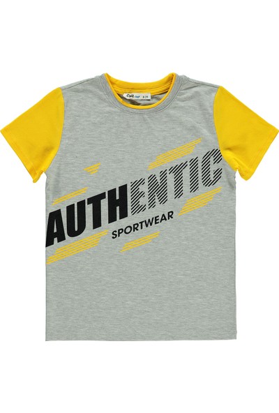 Civil Boys Erkek Çocuk Tişört 6-9 Yaş Grimelanj