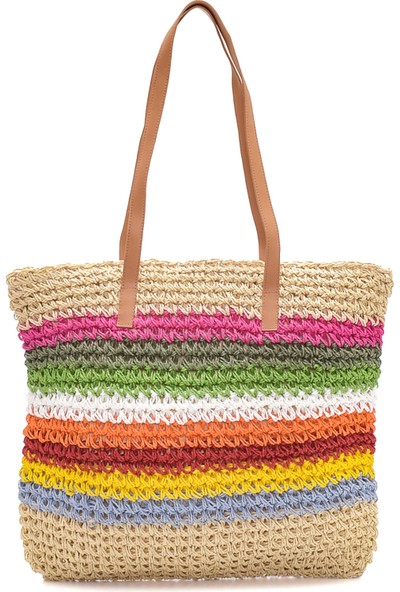 Derimod Kadın Hasır Omuz Çantası Derimod Kadın Hasır Omuz Çantası