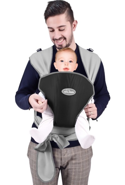 Sevi Bebe Koruyuculu Bebe Kanguru - Gri