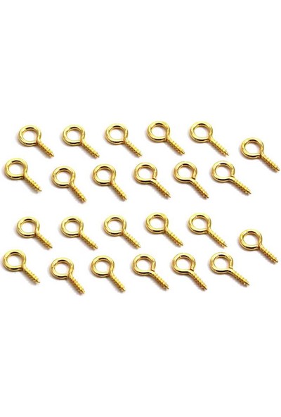 Getshopmini Epoksi Kolye Vidası Minik Gold 25 Adet Getshopmini Epoksi Kolye Vidası Minik Gold 25 Adet