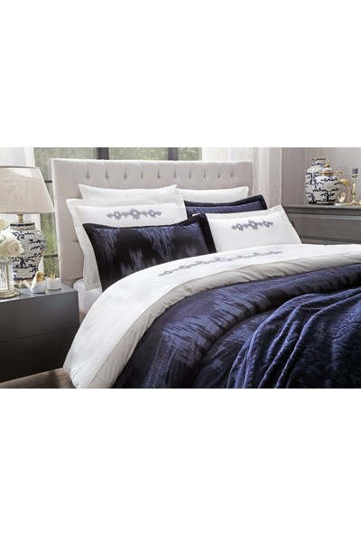 Taç Estela Çeyiz Seti Lacivert