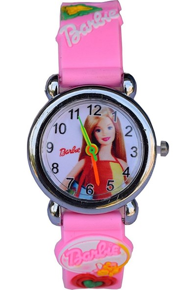 Göçmen Tuhafiye Çocuk Kol Saati Silikon 3D Kordon Kız Çocuk Saati