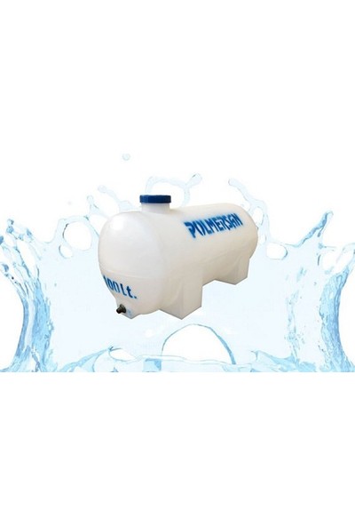 Polmersan 100 Litre Yatay Silindir Su Deposu