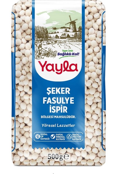 Yayla Şeker Fasulye Ispir Bölgesi Mahsulü 500 gr Yayla Şeker Fasulye Ispir Bölgesi Mahsulü 500 gr