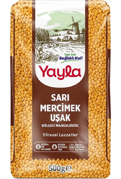 Yayla Sarı Mercimek Uşak Bölgesi Mahsulü 500 gr Yayla Sarı Mercimek Uşak Bölgesi Mahsulü 500 gr