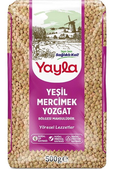 Yayla Yeşil Mercimek Yozgat Bölgesi Mahsulü 500 gr Yayla Yeşil Mercimek Yozgat Bölgesi Mahsulü 500 gr