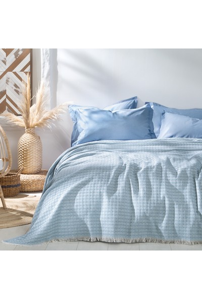 Yataş Bedding Marita Tek Kişilik Pike - Açık Mavi