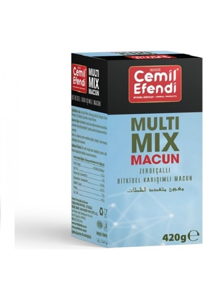 Cemil Efendi Multi Mix Zerdeçallı Bitkisel Karışımlı Macun