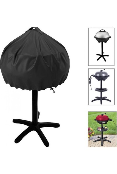 Su Geçirmez Barbekü Izgara Kapağı, Ağır Hizmet Tipi Gaz Izgara Kapağı, Rıp Korumalı (52 * 37 Cm)