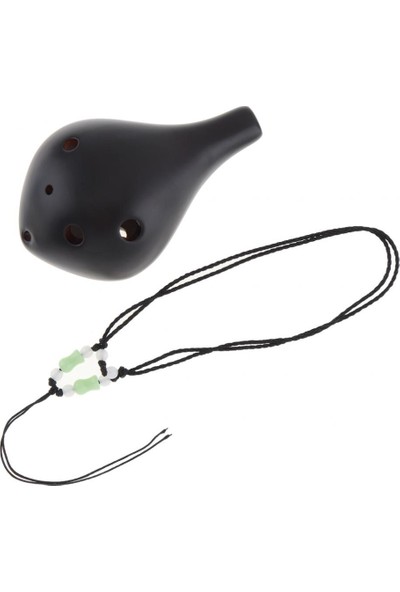 Ocarina 6 Delik Alto Tonec Ocarina Seramik Siyah Çömlekçilik Buz Çatlak Flüt Enstrüman Asmak Halat ile 4 Renkler Opsiyonel Ocarina | Piccolo Ocarina 6 Delik Alto Tonec Ocarina Seramik Siyah Çömlekçilik Buz Çatlak Flüt Enstrüman Asmak Halat ile 4 Renkler Opsiyonel Ocarina | Piccolo