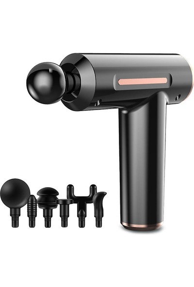 Allthemen Elektrikli Masaj Tabancası Çok Fonksiyonlu Fitness, Rahatlatıcı Kas Egzersiz (19.2X16.8X5.7CM) (Siyah) Allthemen Elektrikli Masaj Tabancası Çok Fonksiyonlu Fitness, Rahatlatıcı Kas Egzersiz (19.2X16.8X5.7CM) (Siyah)