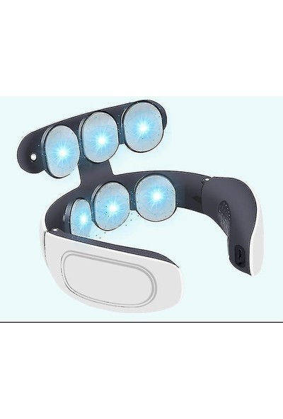 Boyun Masajı, Akıllı Taşınabilir Akülü Boyun Masajı ile Isı (Beyaz) Boyun Masajı, Akıllı Taşınabilir Akülü Boyun Masajı ile Isı (Beyaz)