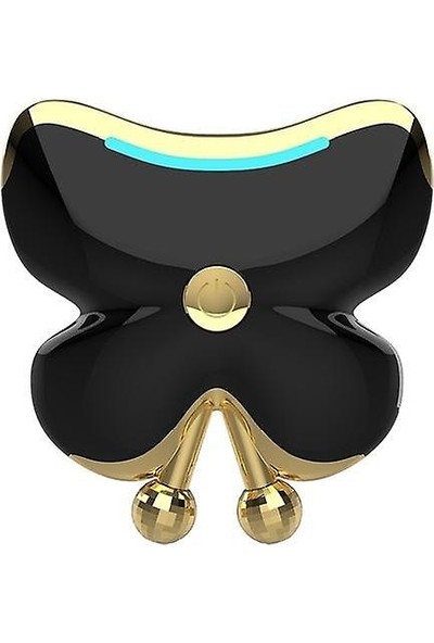 Elektro Guasha Kazık Isıtma Masaj Masaj Aracı Yüz Masajı Masaj Yüz Boyun Guasha Masajı (Siyah Altın)