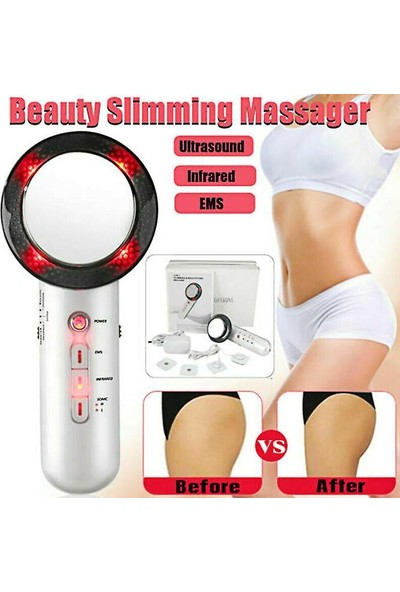 3in1 Ultrasonik Zayıflama Masajı Kavitasyon Vücut Yağ Selülit Remover Makinesi