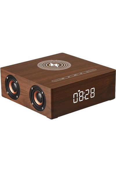 Kablosuz Ahşap Şarj Bluetooth Hoparlörler Çalar Saat Subwoofer Müzik Çalar Snooze Masaüstü Saat Merkezi Surround Ses Aux Tf | Açık Hoparlörler Kablosuz Ahşap Şarj Bluetooth Hoparlörler Çalar Saat Subwoofer Müzik Çalar Snooze Masaüstü Saat Merkezi Surround Ses Aux Tf | Açık Hoparlörler