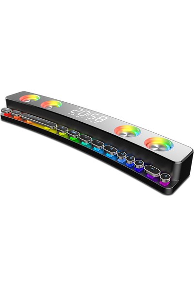 Bluetooth Kablosuz Oyunu Hoparlör Soundbar USB 3D Stereo Subwoofer Aux Fm Ev Saati Iç Mekan Ses Bar Bilgisayar Hoparlör | Taşınabilir Hoparlörler (Deluxe Edition) Bluetooth Kablosuz Oyunu Hoparlör Soundbar USB 3D Stereo Subwoofer Aux Fm Ev Saati Iç Mekan Ses Bar Bilgisayar Hoparlör | Taşınabilir Hoparlörler (Deluxe Edition)