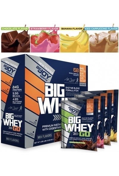 Bigjoy Sports Big Joy Big Whey Protein 2393 Gr 68 Saşe