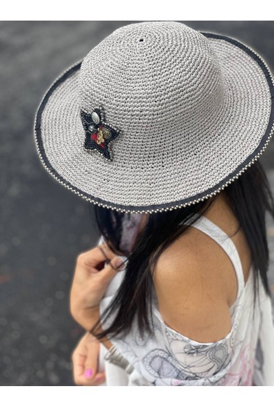 Tasarım Hasır Şapka - Superstar