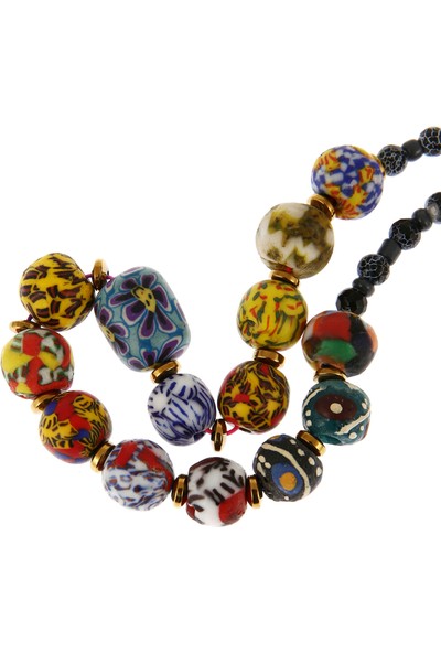 Curry Boncuklu Telefon Askısı