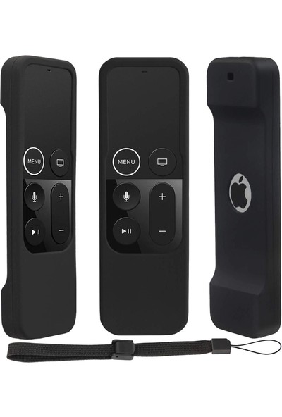 Xhang Apple Tv 4K / 4th Gen - Hafif Kaymaz ve Amp; Amp;kanca ile Güvenli Koruyucu Kapak - Siyah Xhang Apple Tv 4K / 4th Gen - Hafif Kaymaz ve Amp; Amp;kanca ile Güvenli Koruyucu Kapak - Siyah