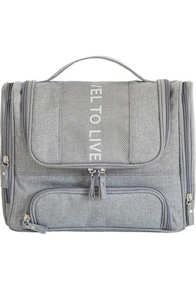 Xhang Erkekler Asılı Kozmetik Çantası Iş Makyaj Kılıfı Kadın Seyahat Makyaj Fermuar Organizatör Depolama Kılıfı Tuvalet Yıkama Banyo Kiti | Kozmetik Çanta ve Amp;davalar