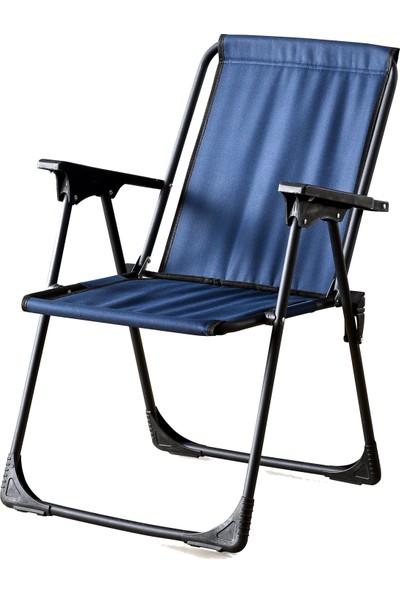 NaturaEv Lüx Katlanır Kamp Sandalyesi - Mavi